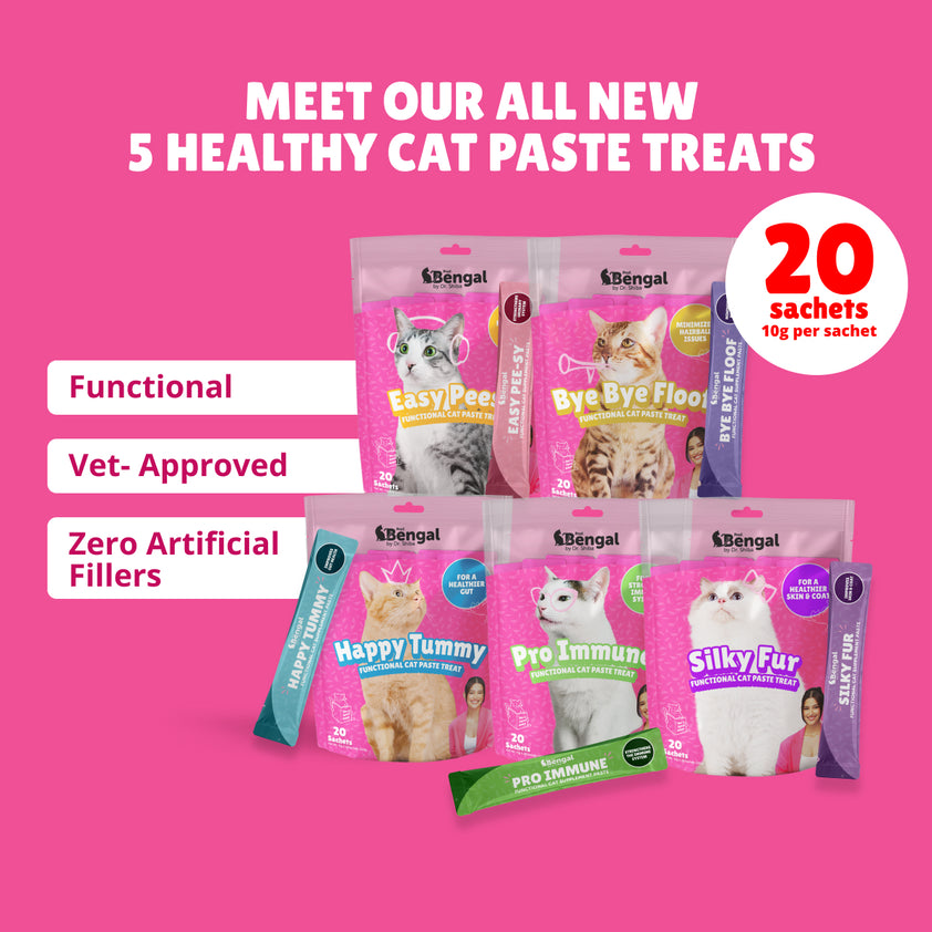 Prof Bengal for Cats - Bye Bye Floof – Dr Shiba Supplement Treats PH